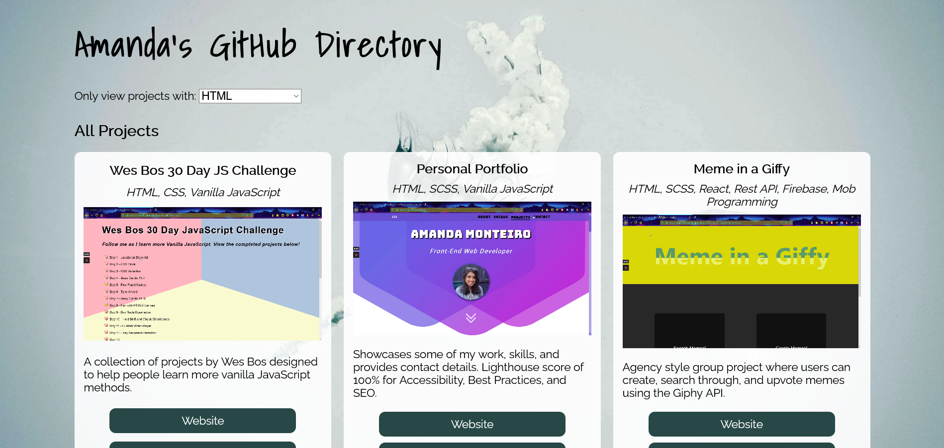 Amanda Monteiro Github Directory
